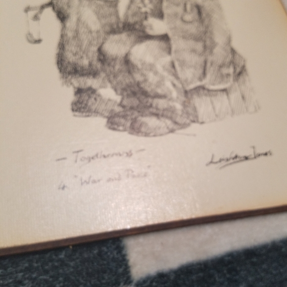 Vintage | Art | Rare Vintage Leighton Jones Togetherness Lithograph On ...